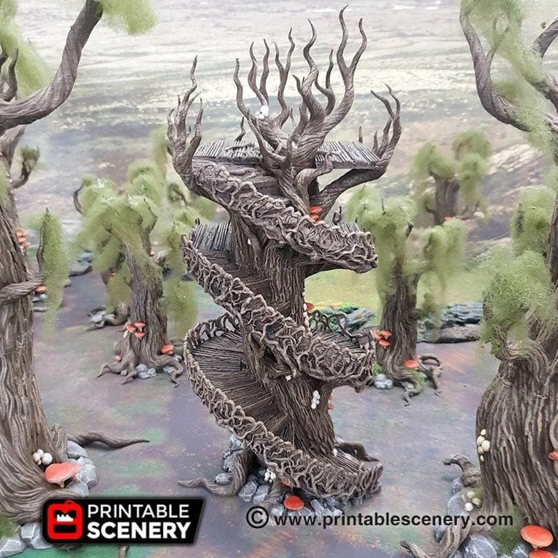 Elven Tower - Elven Terrain - Fantasy Terrain DND Aos Conquest ...