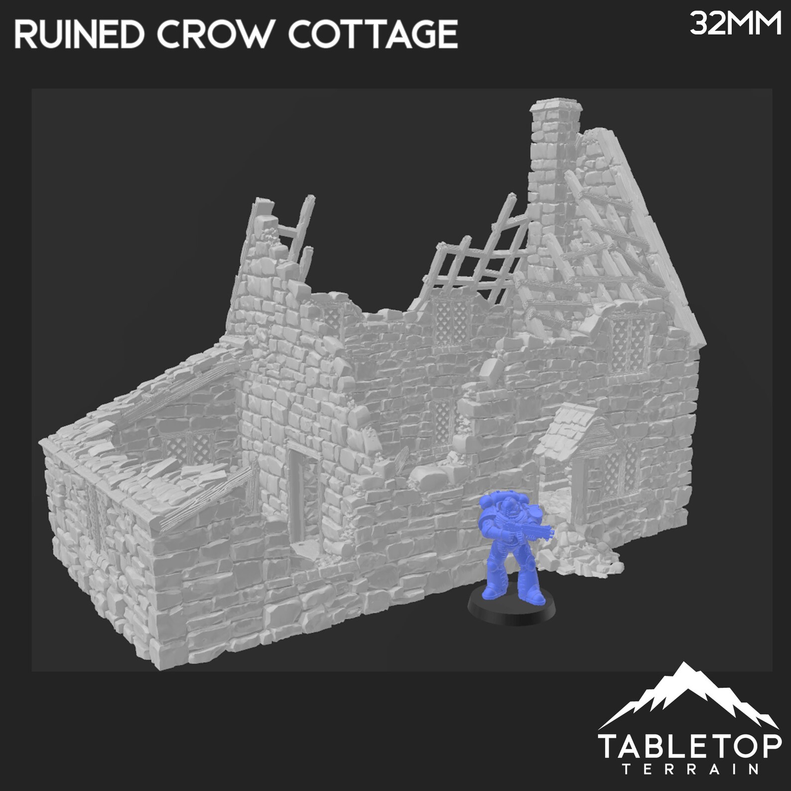 Ruined Crow Cottage - Country & King - Fantasy Historical Ruins - WWII ...