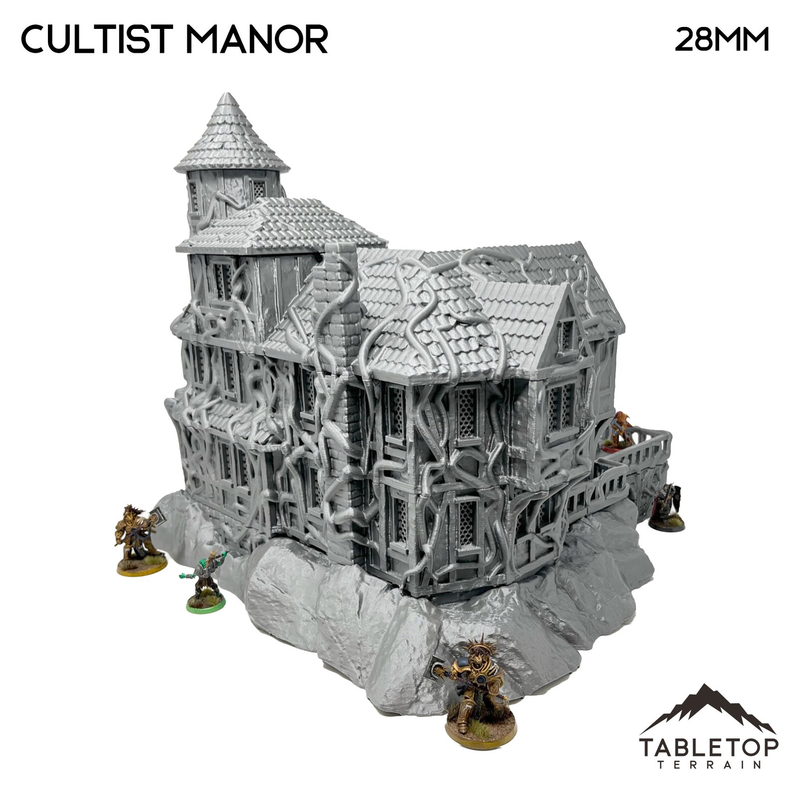 Cultist Manor - DND Aos Pathfinder Conquest Miniatureland Tabletop Terrain Miniature Wargame ...