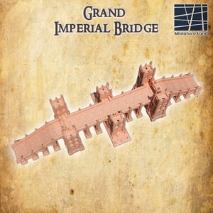 Grand Imperial Bridge - DND Aos Pathfinder Conquest Miniatureland ...