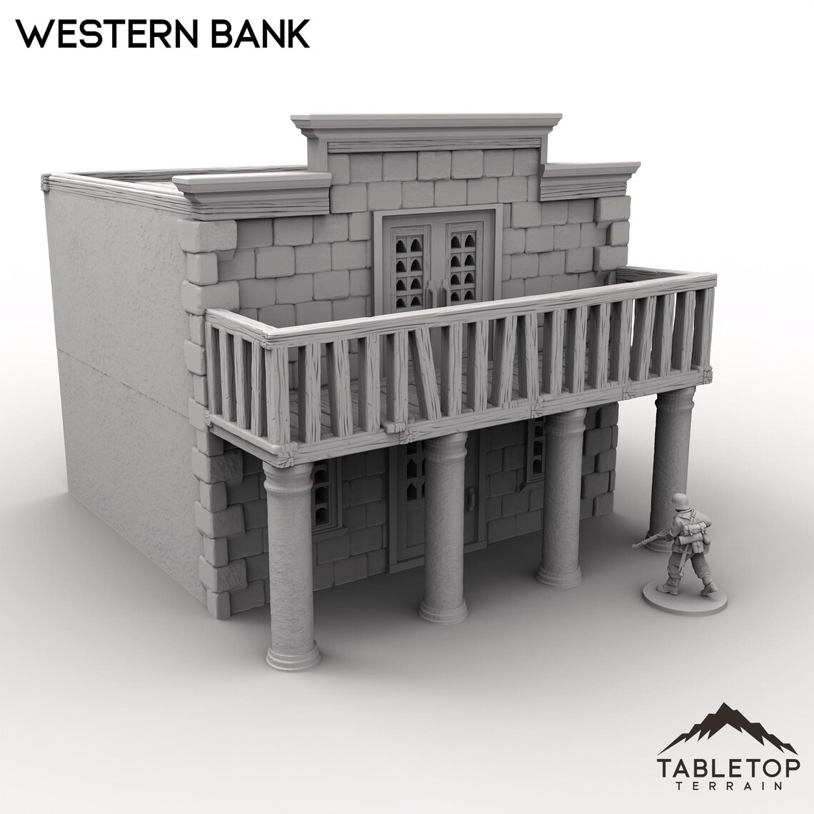 Western Bank - Wild West Terrain Wargaming RPG Exodus Western Rush 28mm ...