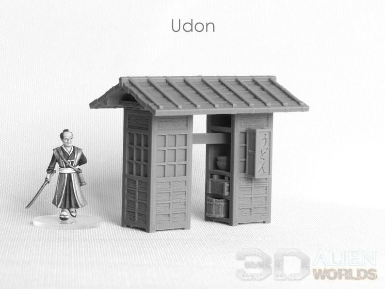 Samurai Market Stalls - Test of Honor Japan Miniatures Terrain - Etsy