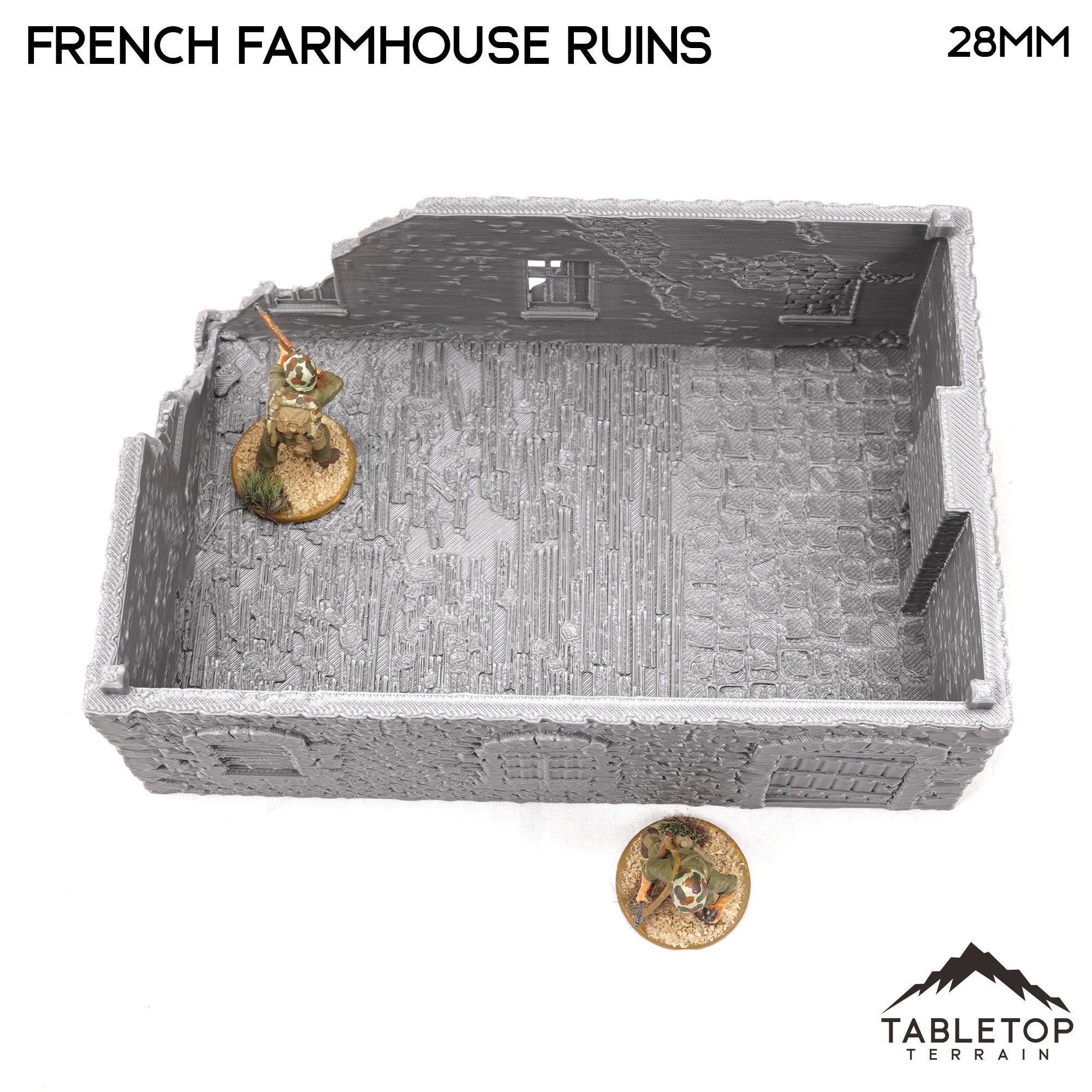 French Farmhouse Ruins - WWII Building - Etsy