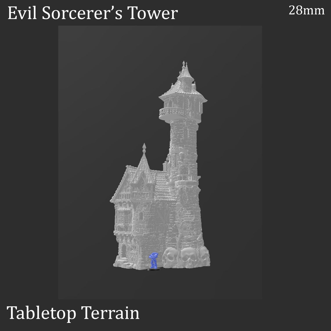 Evil Sorcerer's Tower Fantasy Tower Fantasy Terrain - Etsy