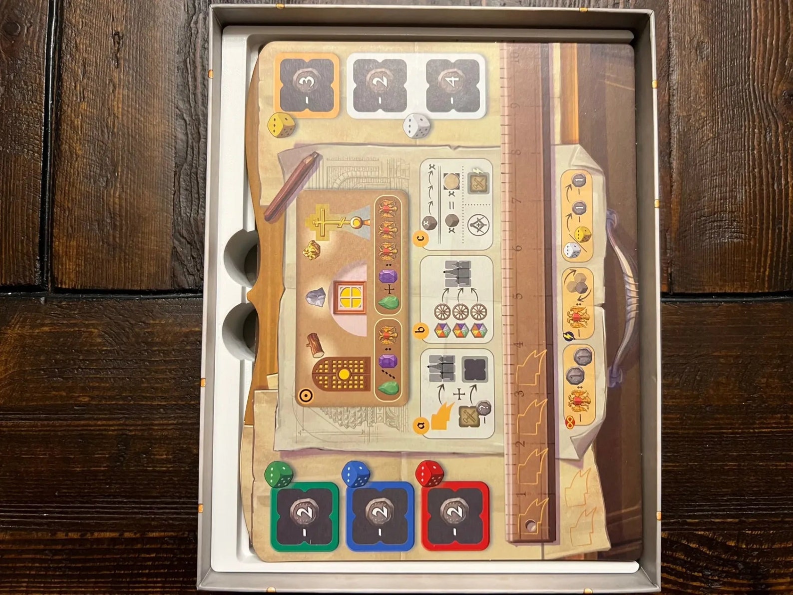 Red Cathedral With Contractors Expansion Board Game Insert / Organizer ...