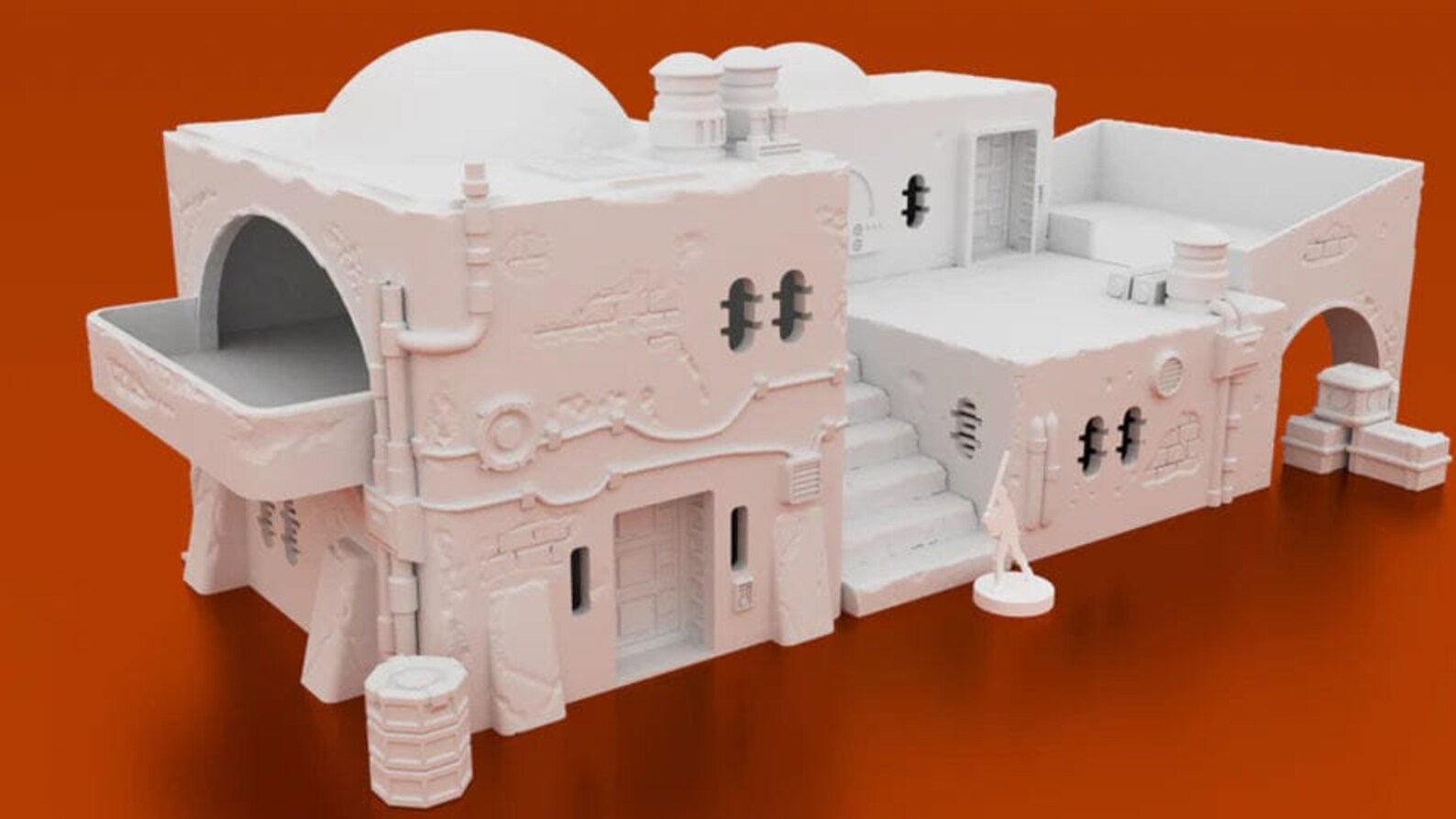 Pilgrim City Compound House E - Star Wars Legion Shatterpoint Building ...