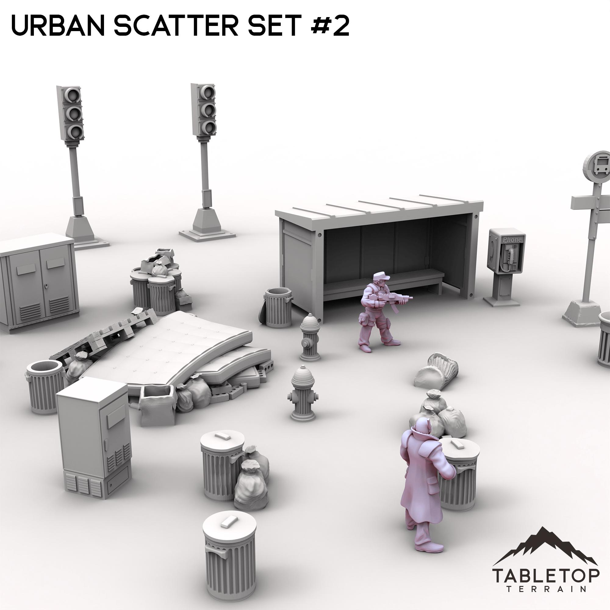 Urban Scatter Set #2 - Urban Modern Comic Book Super Hero Marvel Crisis ...