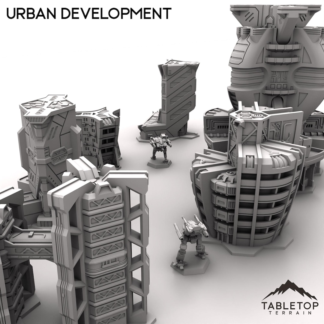 HEXTECH Urban Expansion Trinity City - 6mm - Thunderhead Studio 6mm ...
