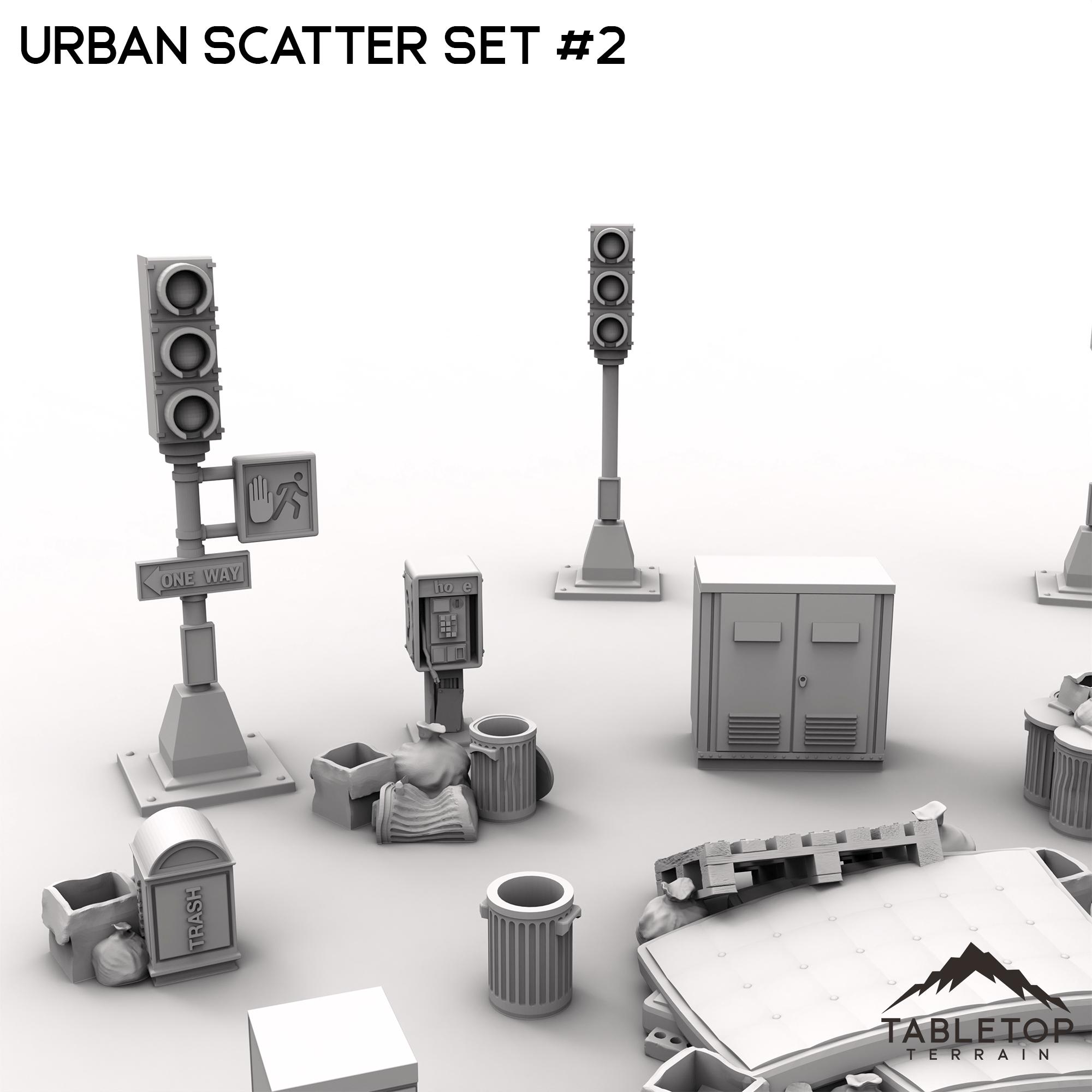 Urban Scatter Set #2 - Urban Modern Comic Book Super Hero Marvel Crisis ...