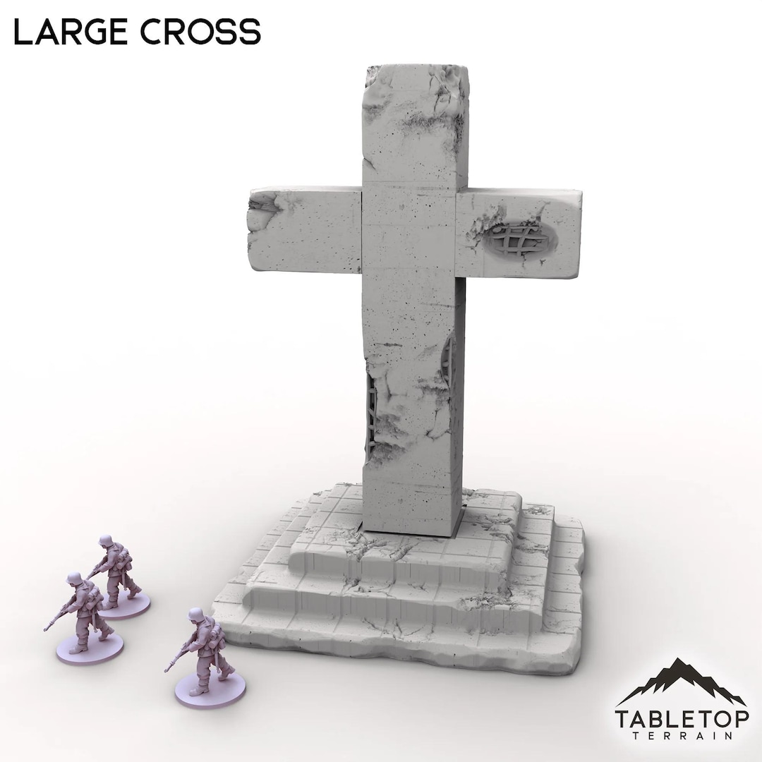 Trench Wars Large Cross - Tabletop Terrain Grimdark Trench Crusade ...