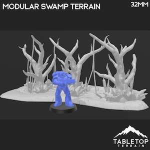 Modular Swamp Terrain - DND Aos Pathfinder Conquest Miniatureland ...
