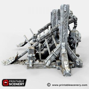 Plague Thrower Catapult - Siege Equipment - DND Aos Malifaux Kings of ...