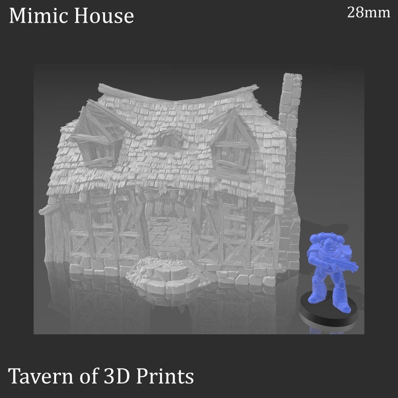 Mimic House - Fantasy Building - Shadowfey Fantasy Terrain DND Aos ...