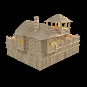 Fortified Forest House DND Aos Pathfinder Conquest - Etsy