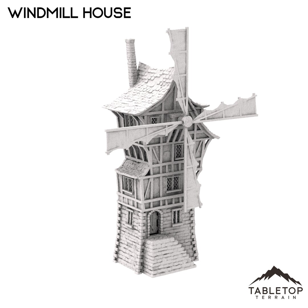 Windmill House - DND Aos Pathfinder Conquest Miniatureland Tabletop ...