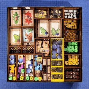 Woodcraft Board Game Insert / Organizer - Etsy