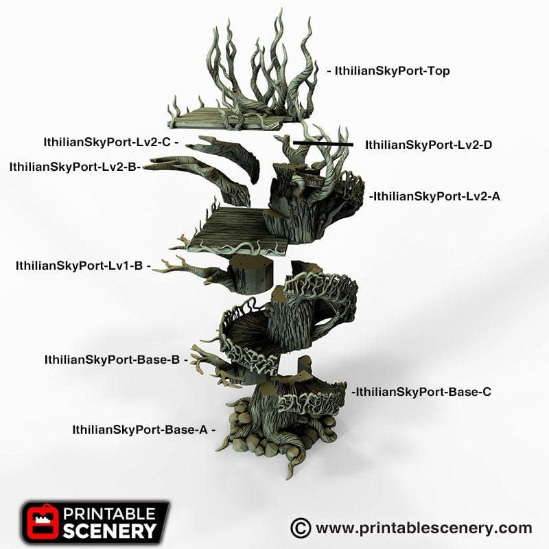 Elven Tower - Elven Terrain - Fantasy Terrain DND Aos Conquest ...