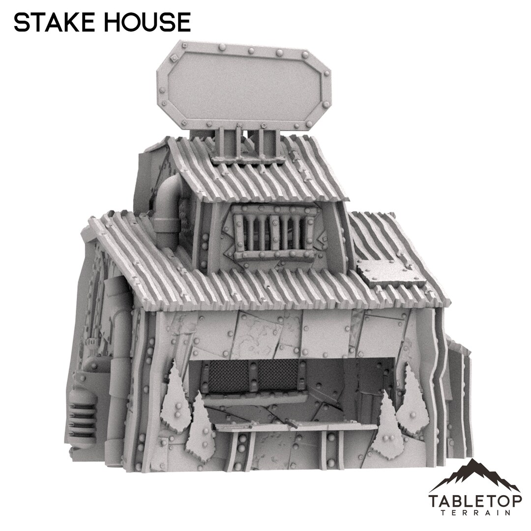 Ork Stake House - Rivet City - Tabletop Terrain Ork Terrain ...
