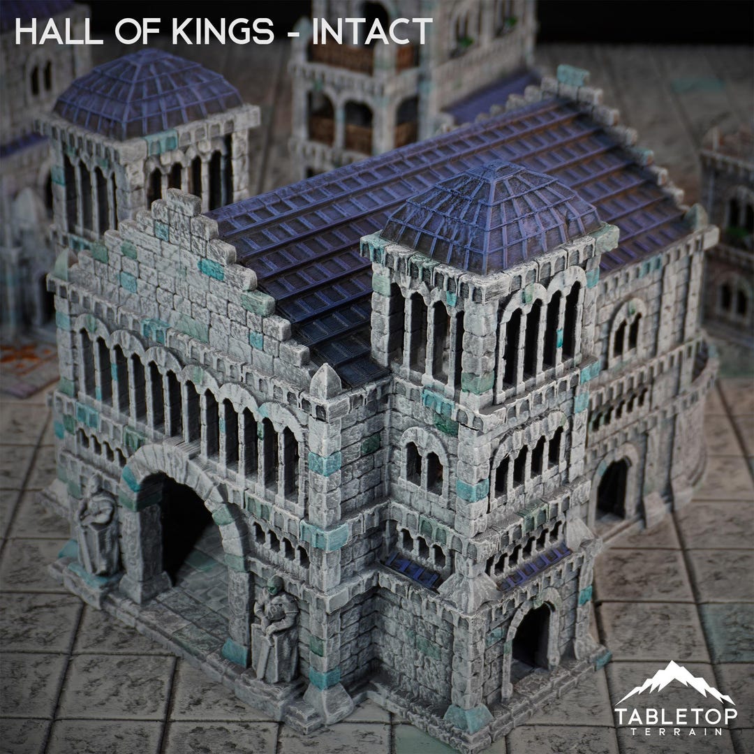 Hall of Kings - Kingdom of Tor Ithilas - Tabletop Terrain High Fantasy ...