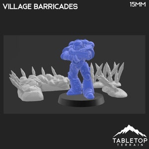 Village Barricades - DND Aos Pathfinder Conquest Miniatureland Tabletop ...