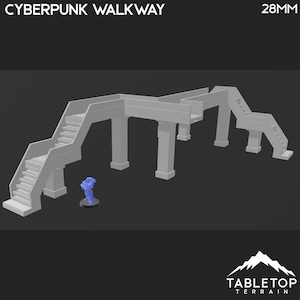 Cyberpunk Walkway - Cyberpunk Terrain - Futuristic Compatible With ...