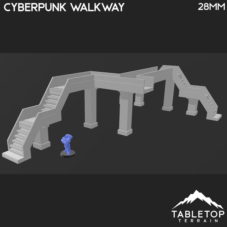 Cyberpunk Walkway Cyberpunk Terrain Stargrave Futuristic - Etsy