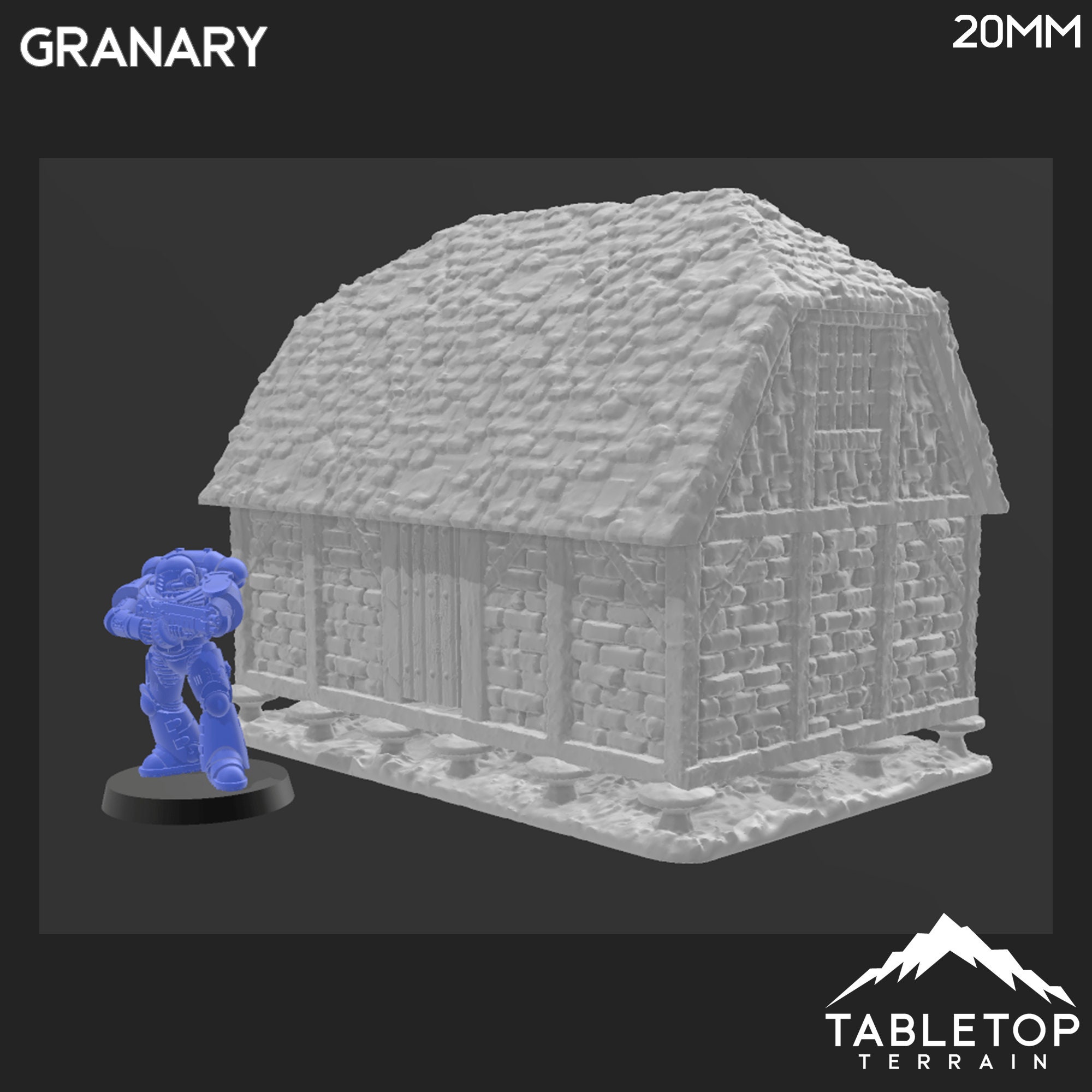 Medieval Granary DND Aos Pathfinder Conquest Miniatureland - Etsy