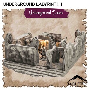 Underground Caves - Thematic Dungeon Terrain - DND Pathfinder RPG ...