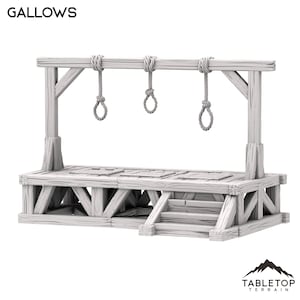 Gallows - Old Wild Western Rush - Wild West Terrain Wargaming RPG ...