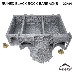 Ruined Black Rock Barracks - Country & King - Fantasy Historical Ruins ...