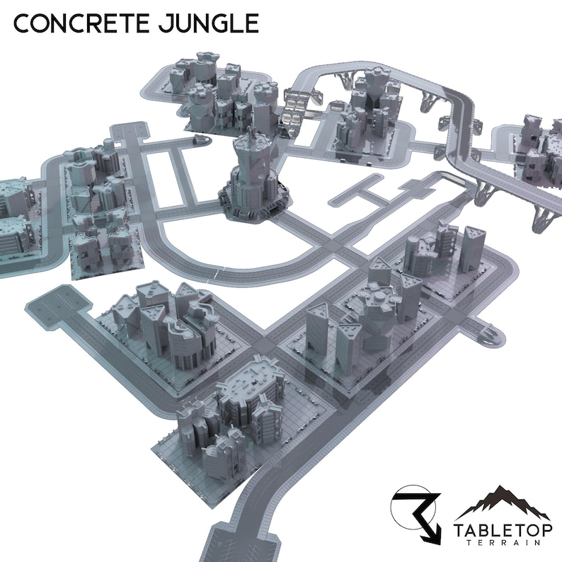 Concrete Jungle Techscape - 6mm - Thunderhead Studio 6mm Compatible ...