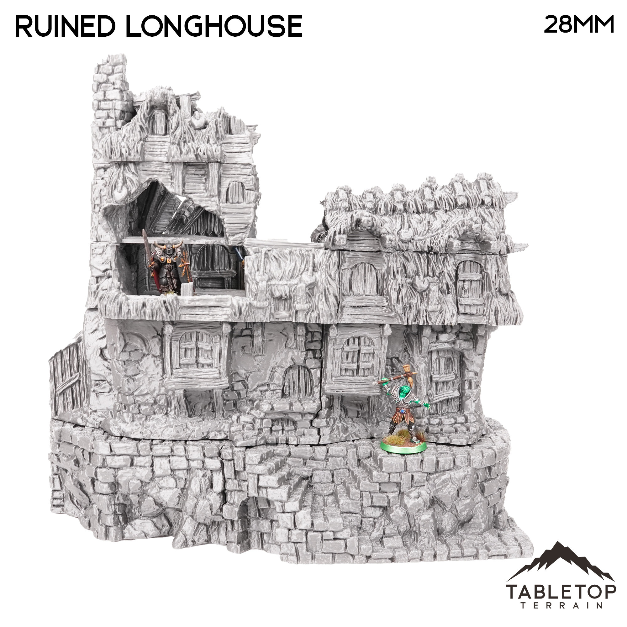 Ruined Longhouse - Hagglethorn Hollow - Fantasy Ruins - DND Aos ...