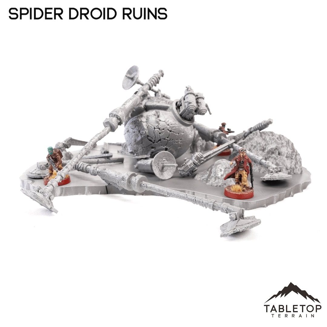 Spider Droid Ruins - Star Wars Legion Terrain Outer Rim War Scenery ...