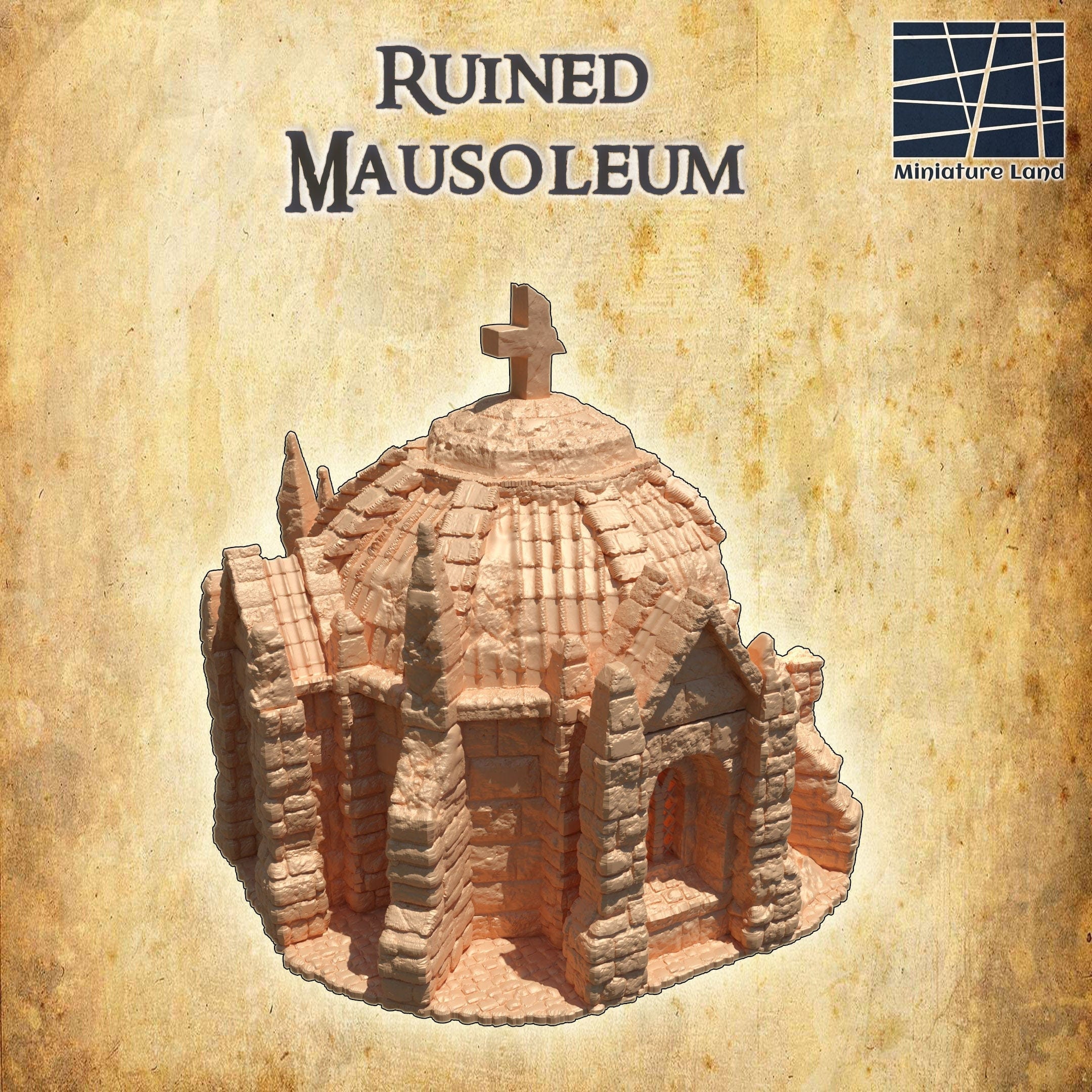 Ruined Mausoleum - DND Aos Pathfinder Conquest Miniatureland Tabletop ...