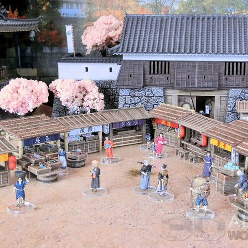 Samurai Temple Bell Test of Honor Japan Miniatures Terrain - Etsy