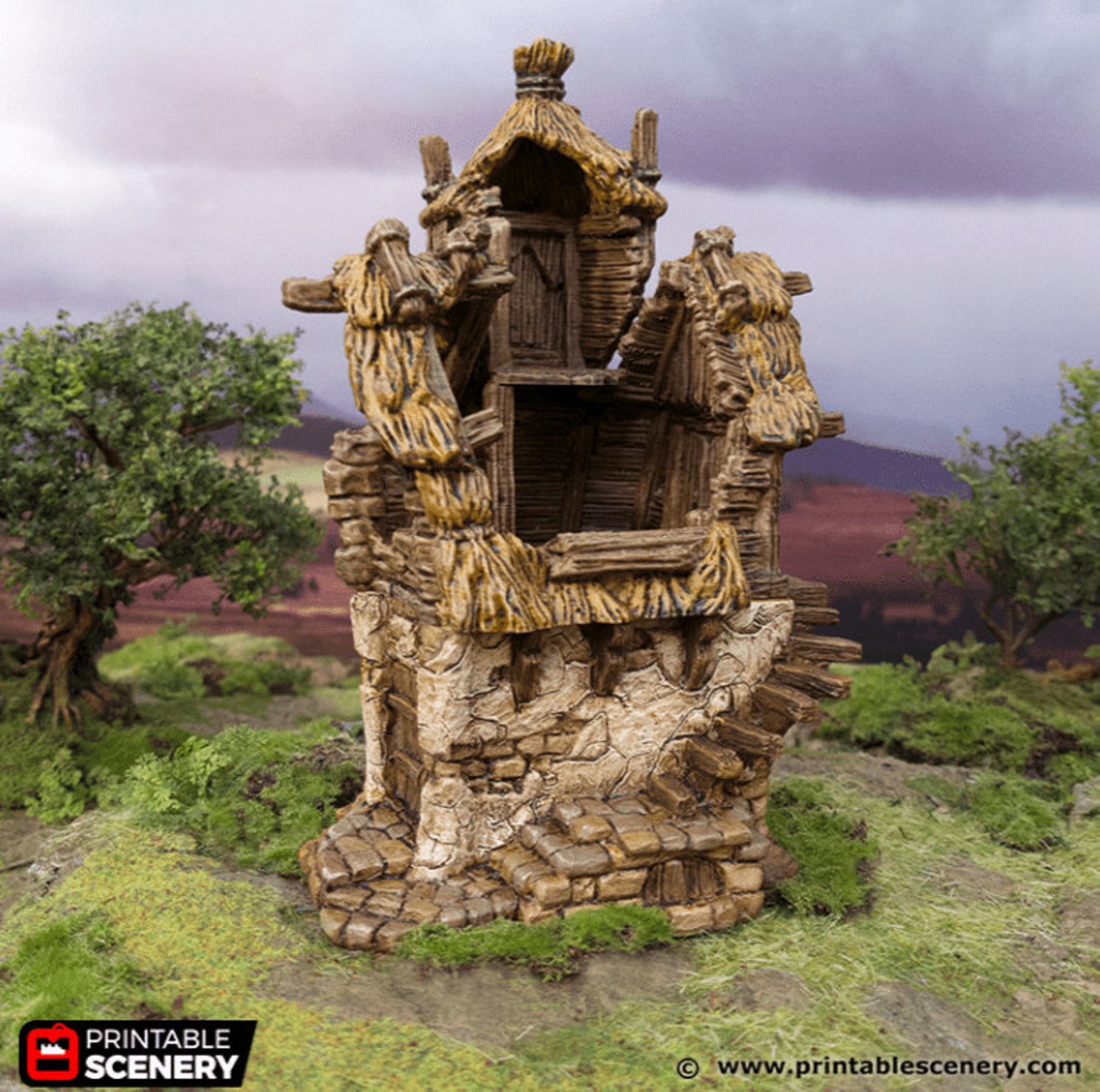 Ruined Homestead - Hagglethorn Hollow - Fantasy Ruins - DND Aos ...