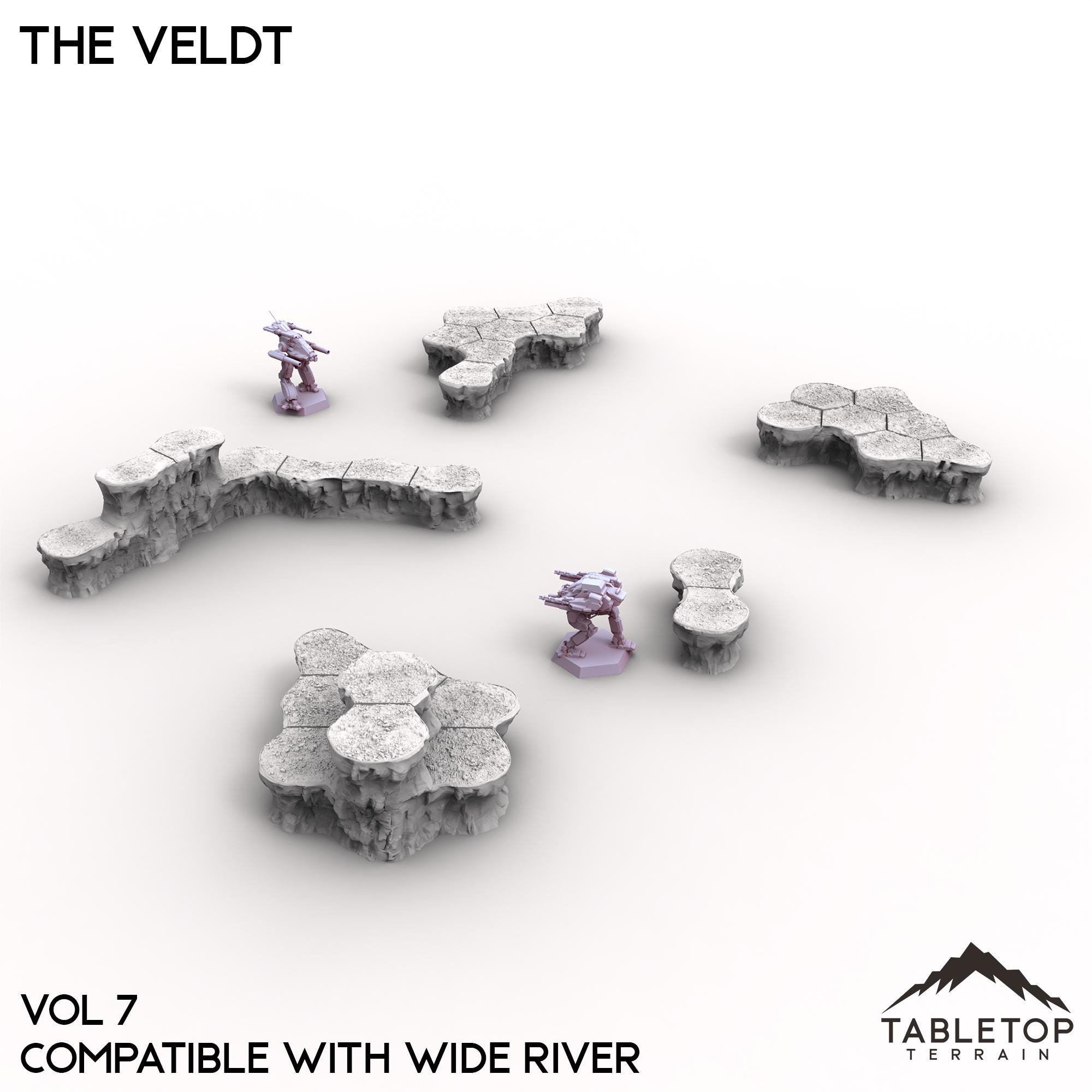 HEXTECH the Veldt Map Hill Sets-6mm - Thunderhead Studio 6mm Compatible ...