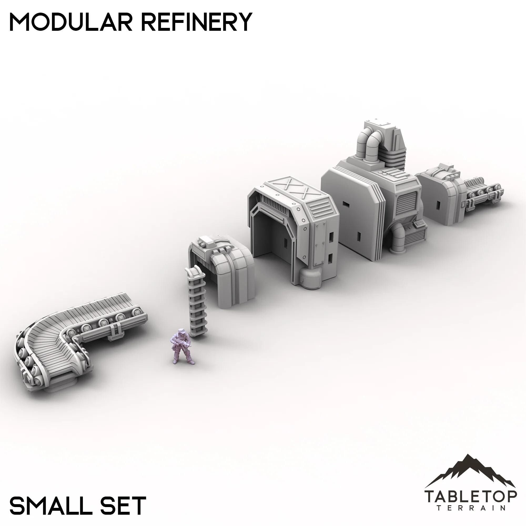 Modular Refinery - Tabletop Terrain Grimdark Gothic Miniature Wargame ...