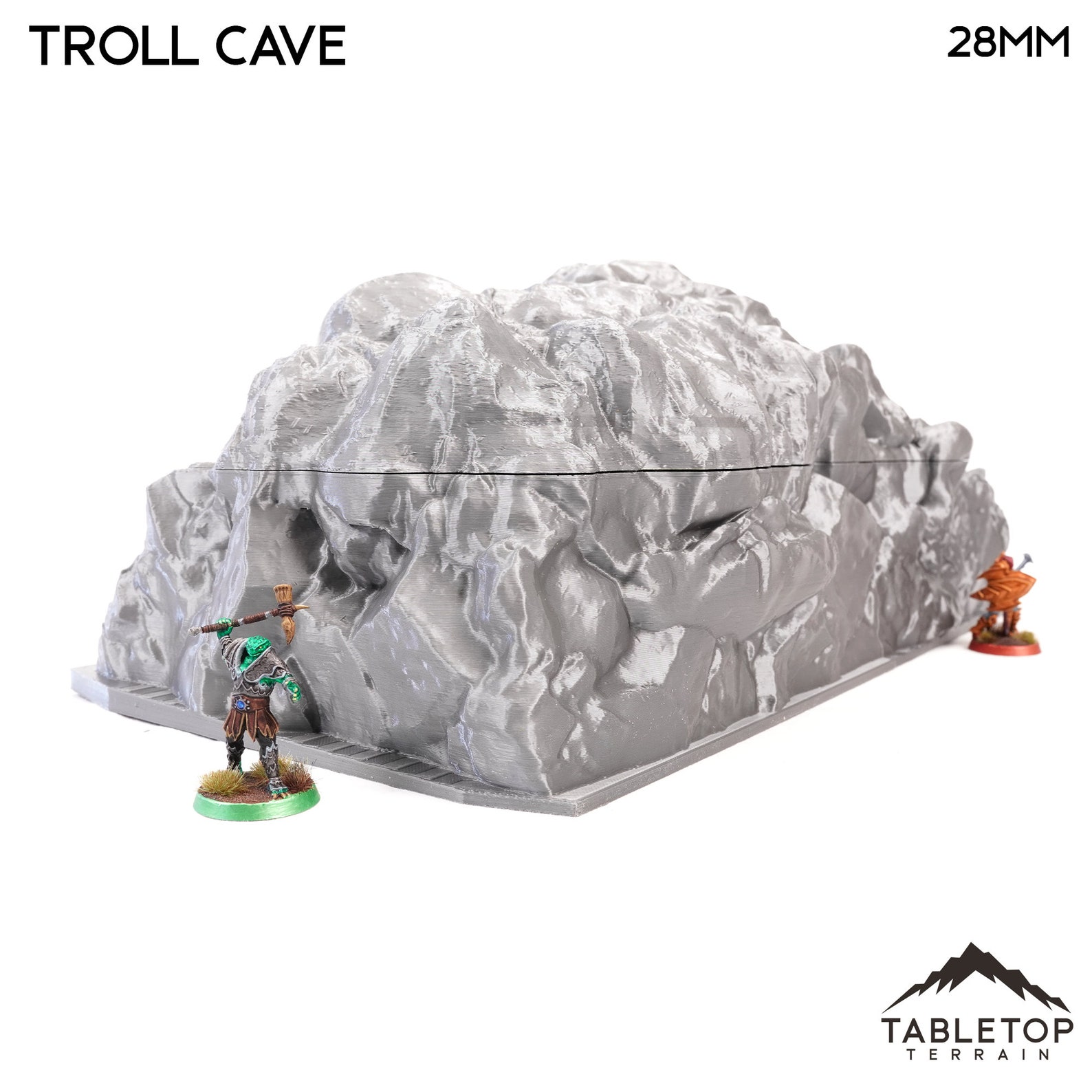 Troll Cave - DND Aos Pathfinder Conquest Miniatureland Tabletop Terrain ...