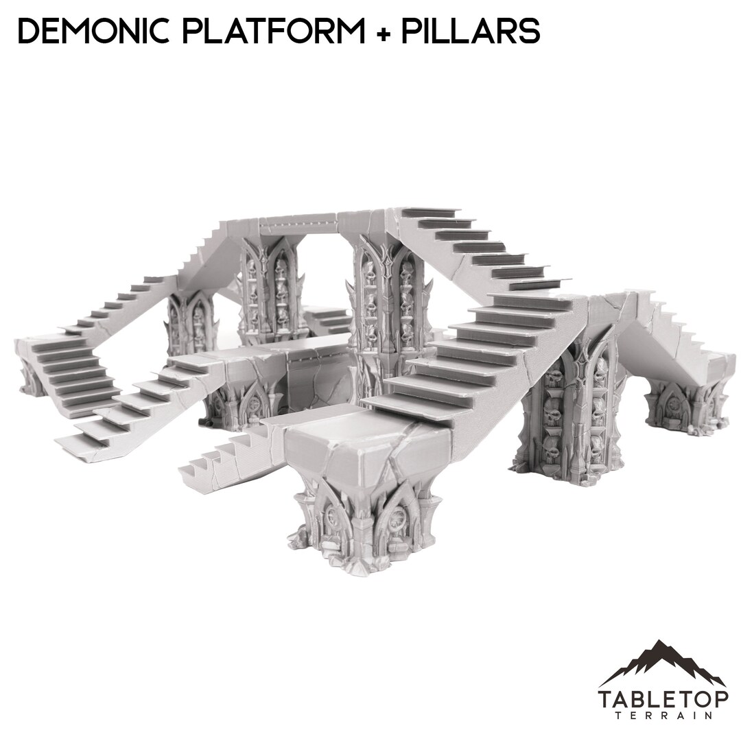 Demonic Platforms and Pillars - Resistance of Darkness - Tabletop ...