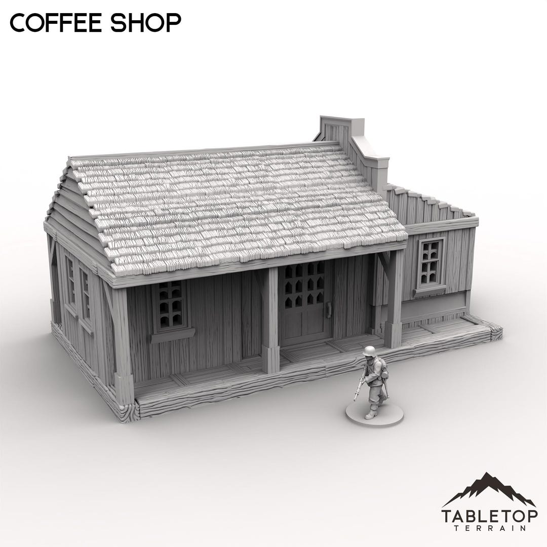 Western Coffee Shop - Wild West Terrain Wargaming RPG Exodus Western ...