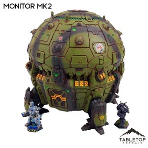 Monitor Mk2 Dropship - Hardware Studios 6mm Compatible With Small Scale Mech Wargames - Etsy