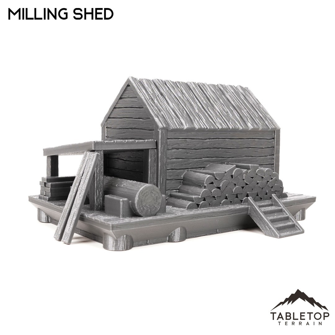Milling Shed - Town of Grexdale - Fantasy Building - DND Aos Malifaux ...