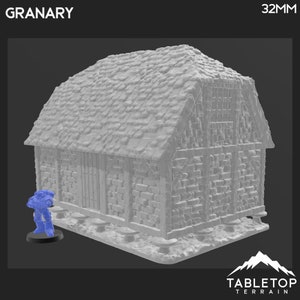 Medieval Granary - DND Aos Pathfinder Conquest Miniatureland Tabletop ...