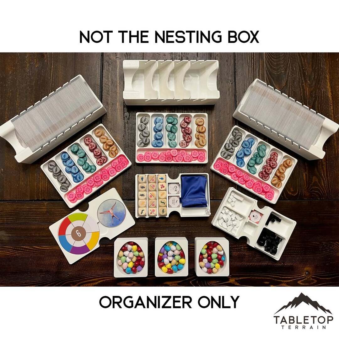 Wingspan Nesting Box Board Game Insert / Organizer - Etsy