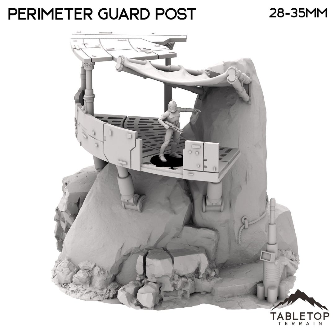 Perimeter Guard Post - Tabletop Terrain Outer Rim Compatible With Star ...