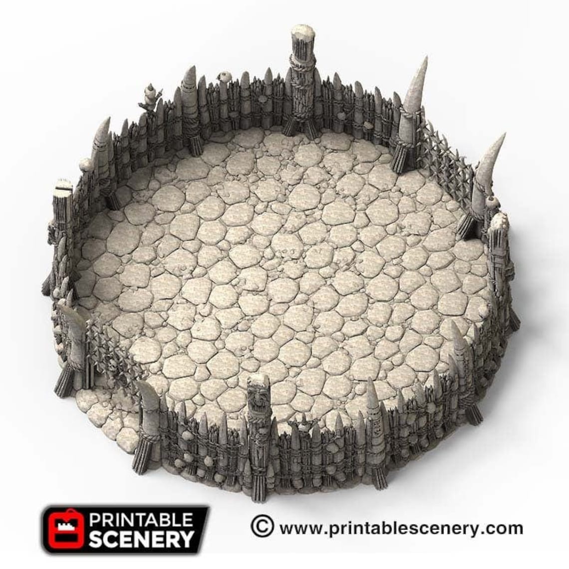 Fighting Pit Tribal Terrain Fantasy Terrain DND Aos - Etsy