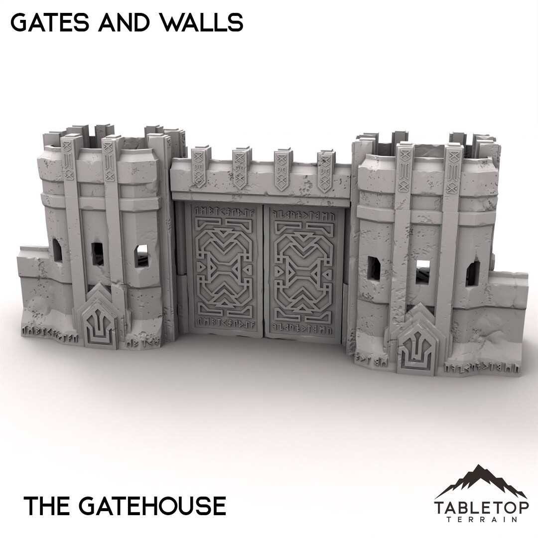 Gates and Walls - Kingdom of Durak Deep - Tabletop Terrain High Fantasy ...