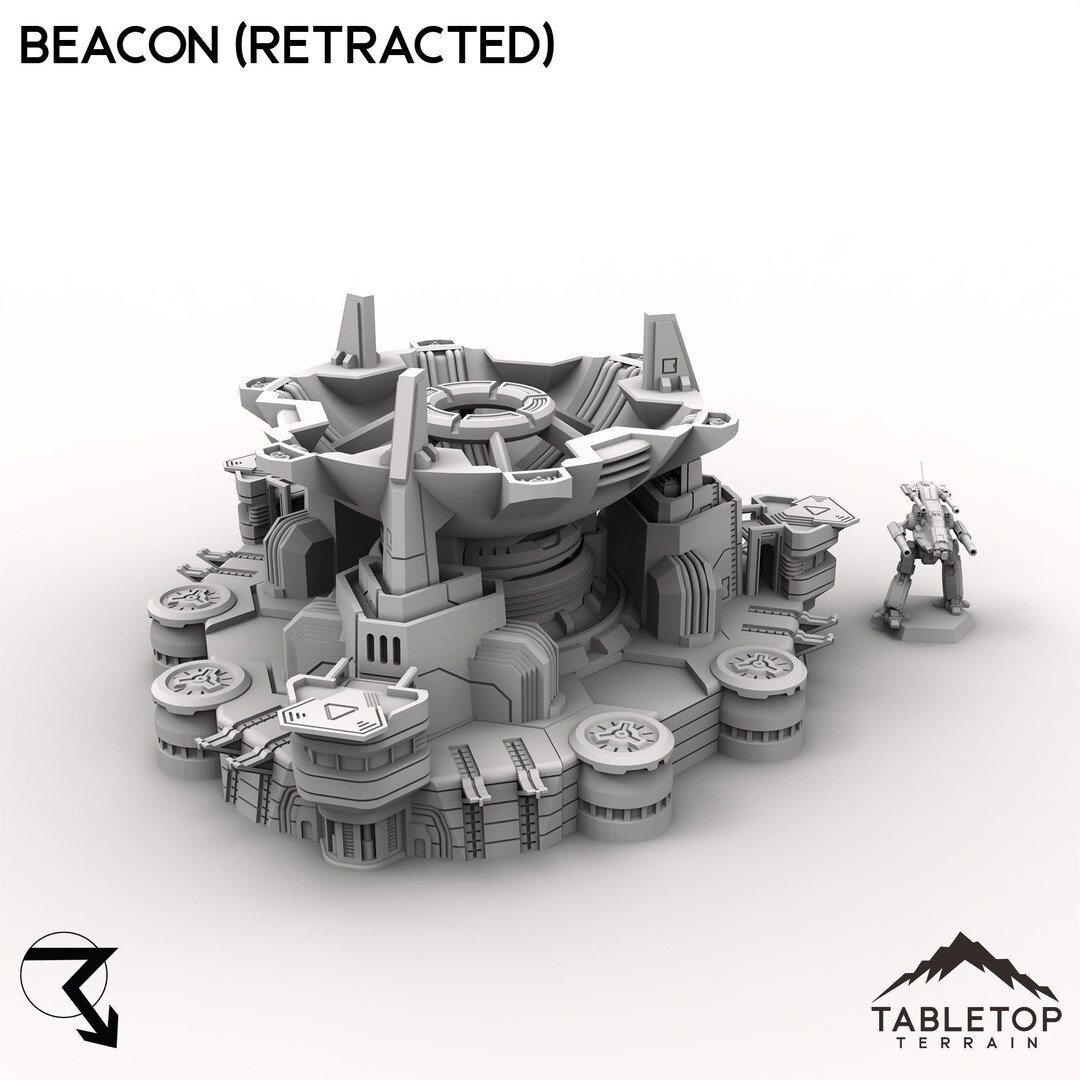 HEXTECH Beacon (retracted) - Power Complex - Thunderhead Studio 6mm Compatible With Small Scale ...