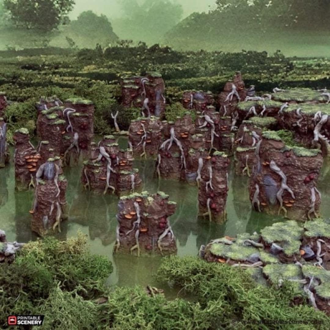 Swamp Grotto Walls - the Gloaming Swamp - Fantasy Terrain DND Aos ...
